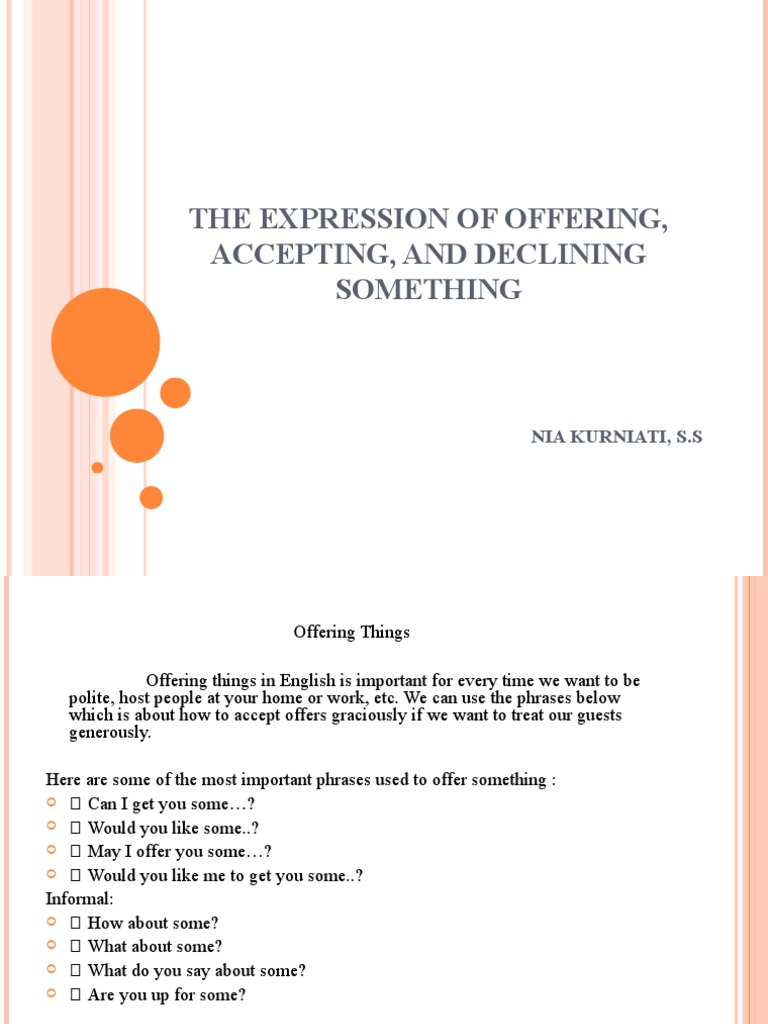 The Expression of Offering | PDF