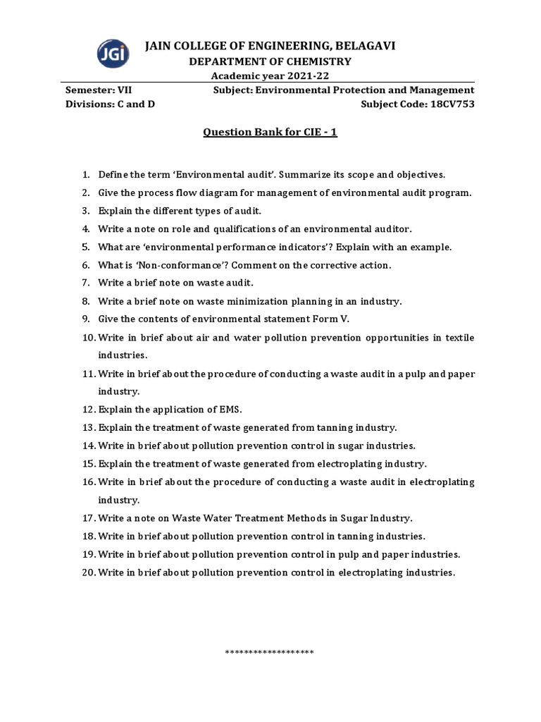 18CV753 QB For CIE-1 | PDF