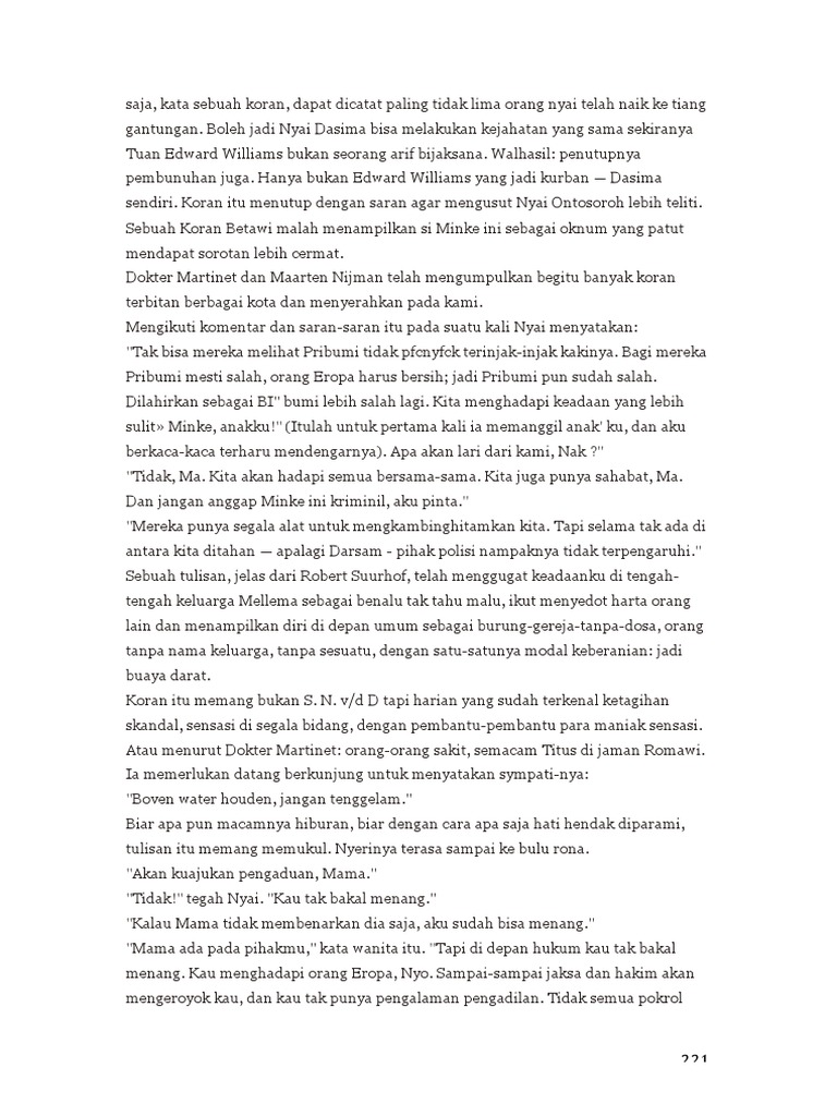 221 Pramoedyaanantatoer Boemimaneosia | PDF | Sejarah | Fiksi Misteri, Thriller, & Kejahatan