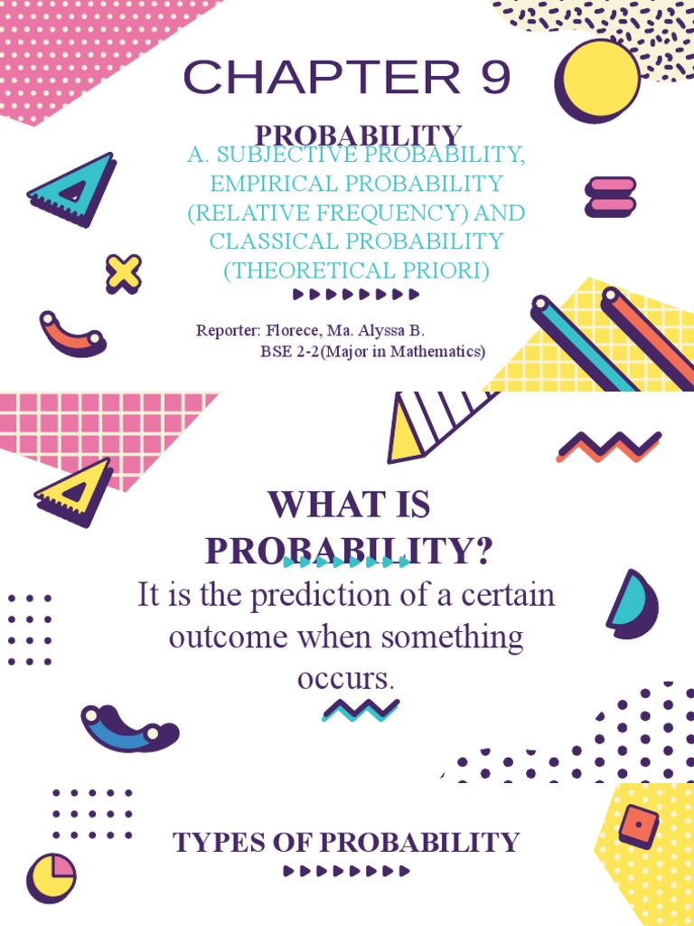 Types of Probability Explained | PDF | Probability | Empirical Evidence