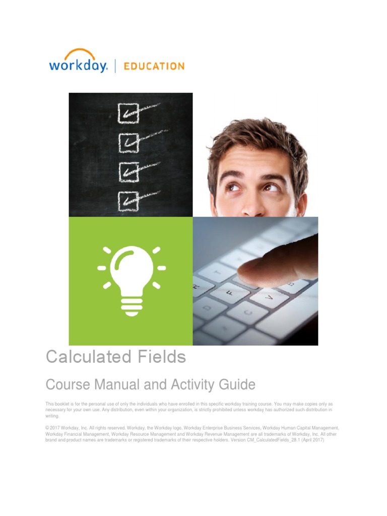 Calculated Fields: Course Manual and Activity Guide | PDF | Proxy ...