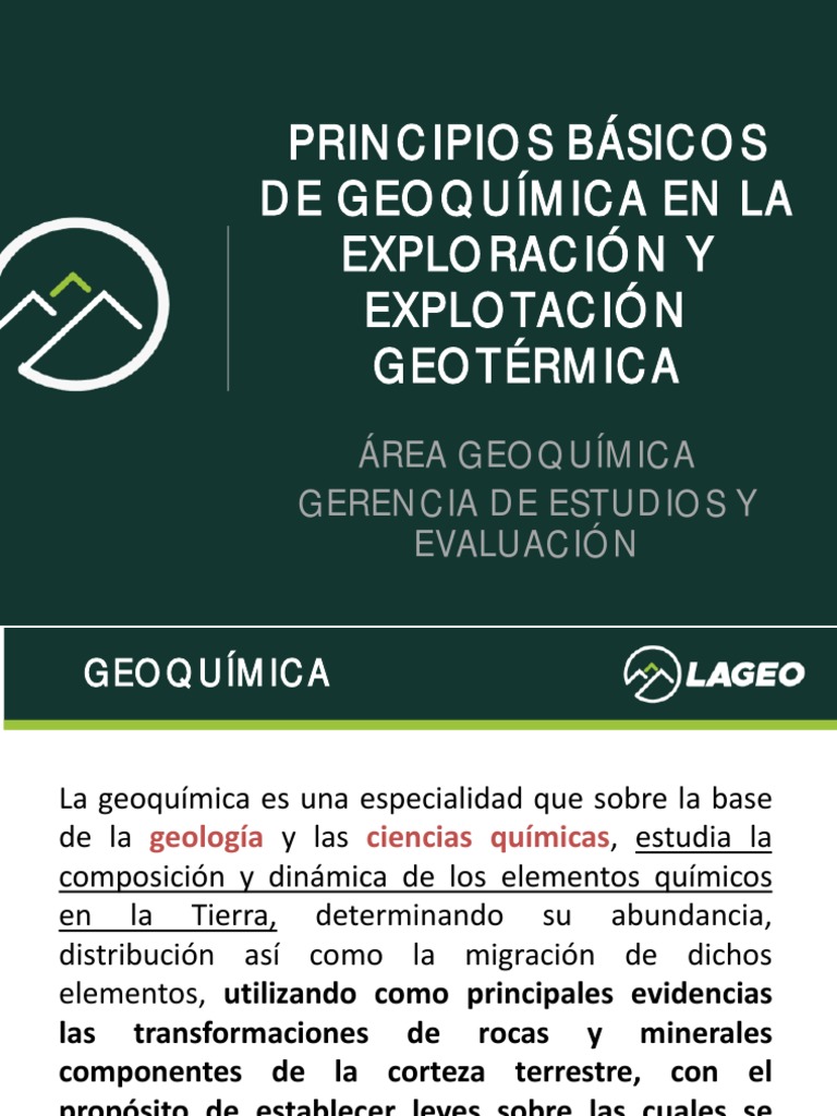 Geoquímica | PDF | Geoquímica | Agua