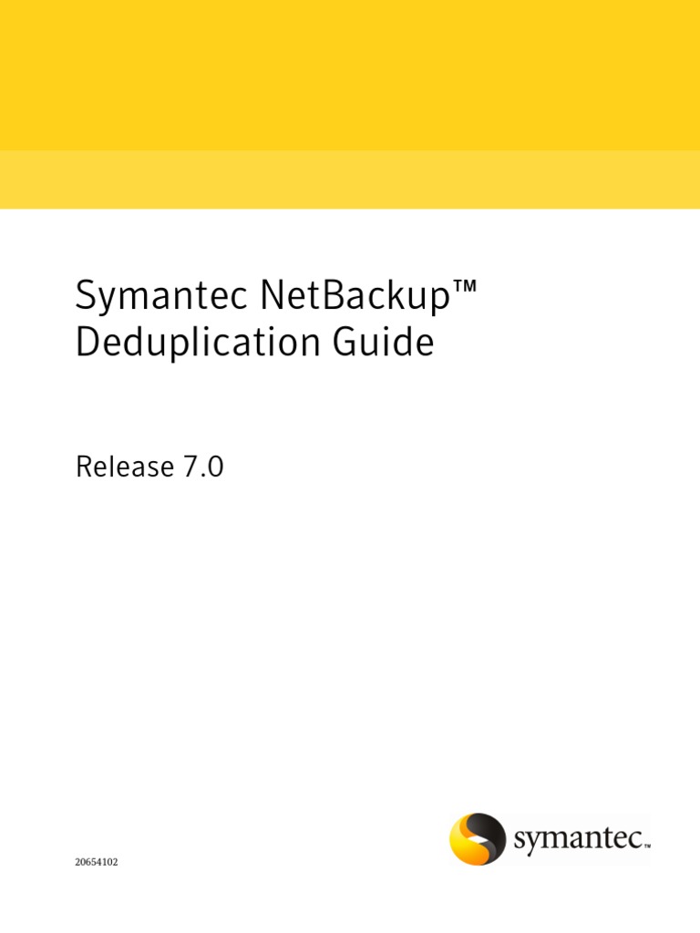 Deduplication Guide | PDF | Backup | Technical Support
