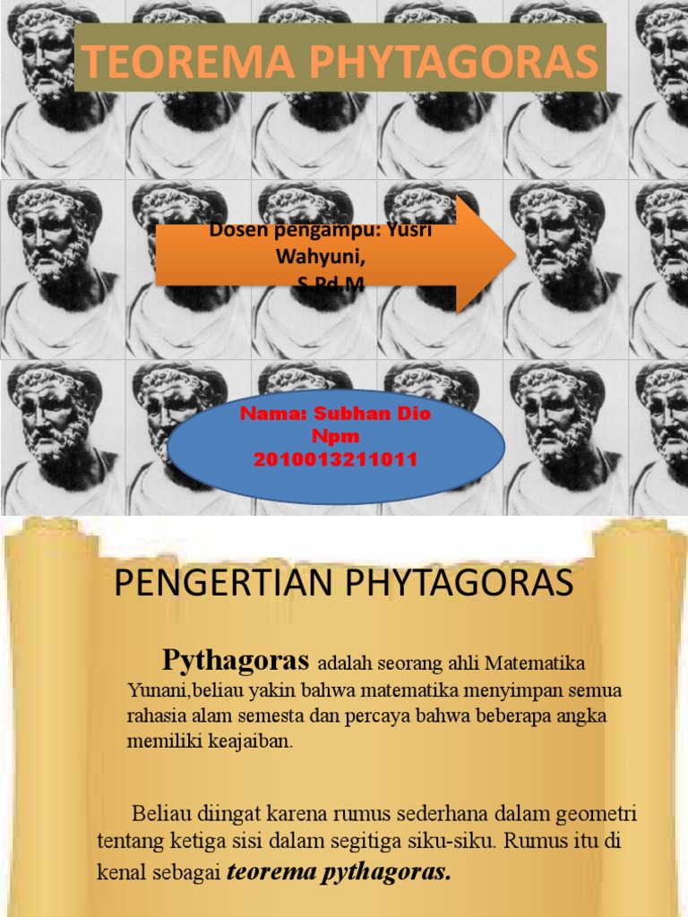 Theorema - Phytagoras Kapita Selekta | PDF