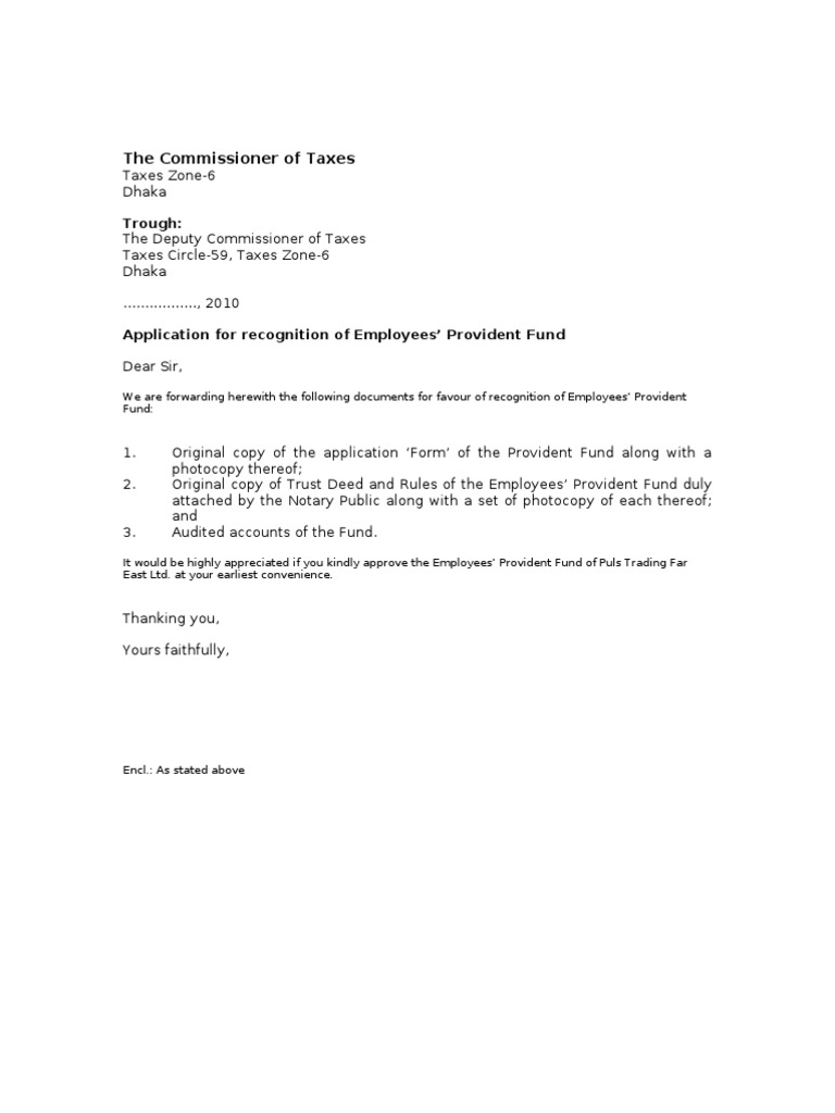 PF Application | PDF | Government | Common Law