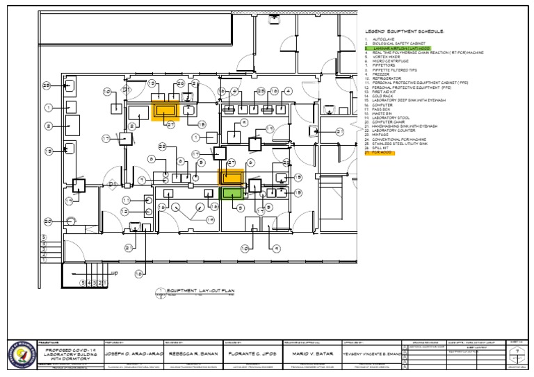 Laboratory Equipment Layout | PDF | Manufactured Goods | Equipment