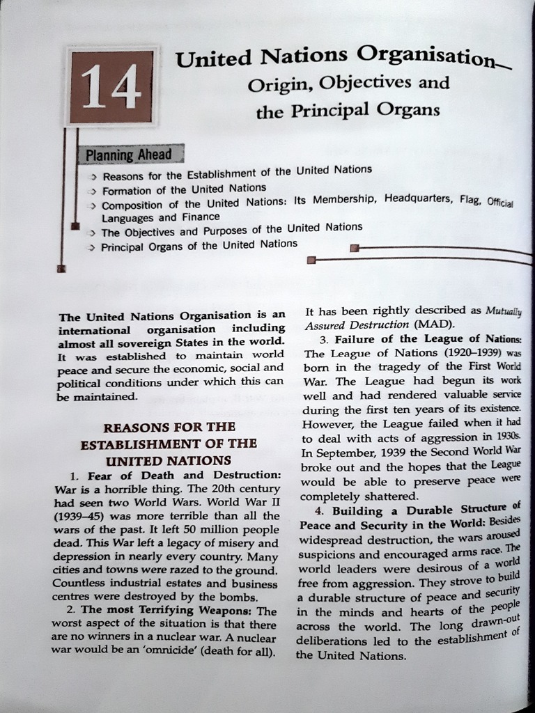 United Nations Organisation | PDF | United Nations General Assembly ...