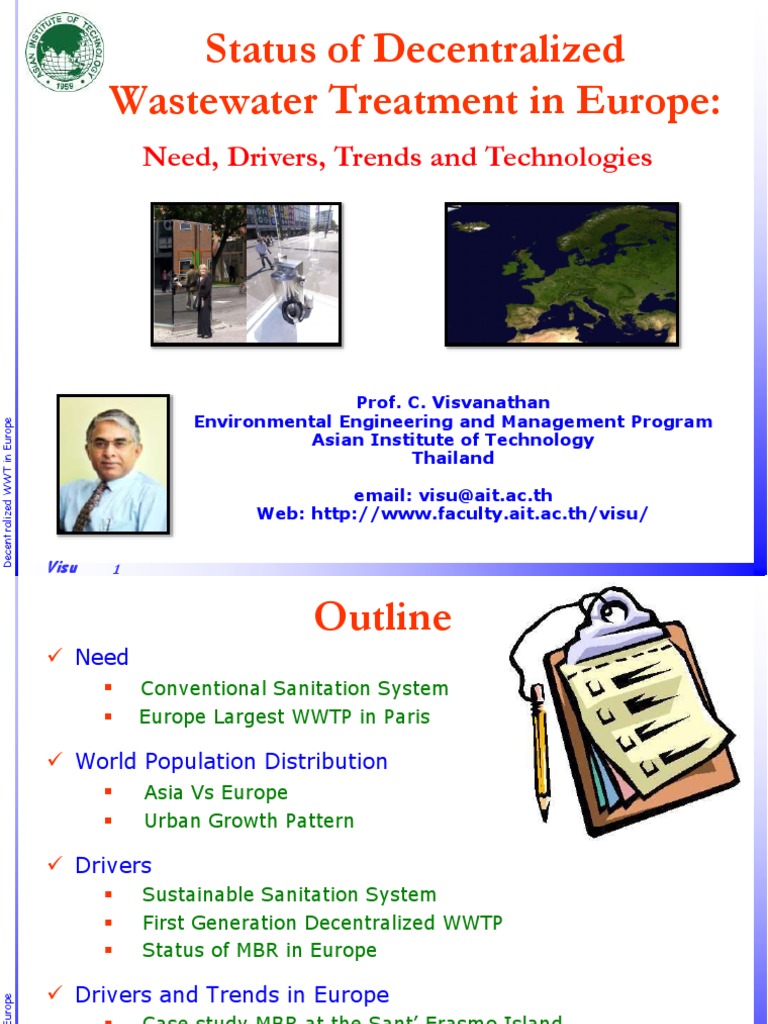 3 Overview of The European and Asian Practices On DEWATS Needs, Drivers ...