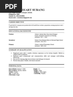 Resume & PRC License | PDF | Nursing | Occupational Safety And Health