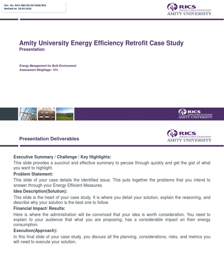 Case Study Presentation Deliverables | PDF | Business
