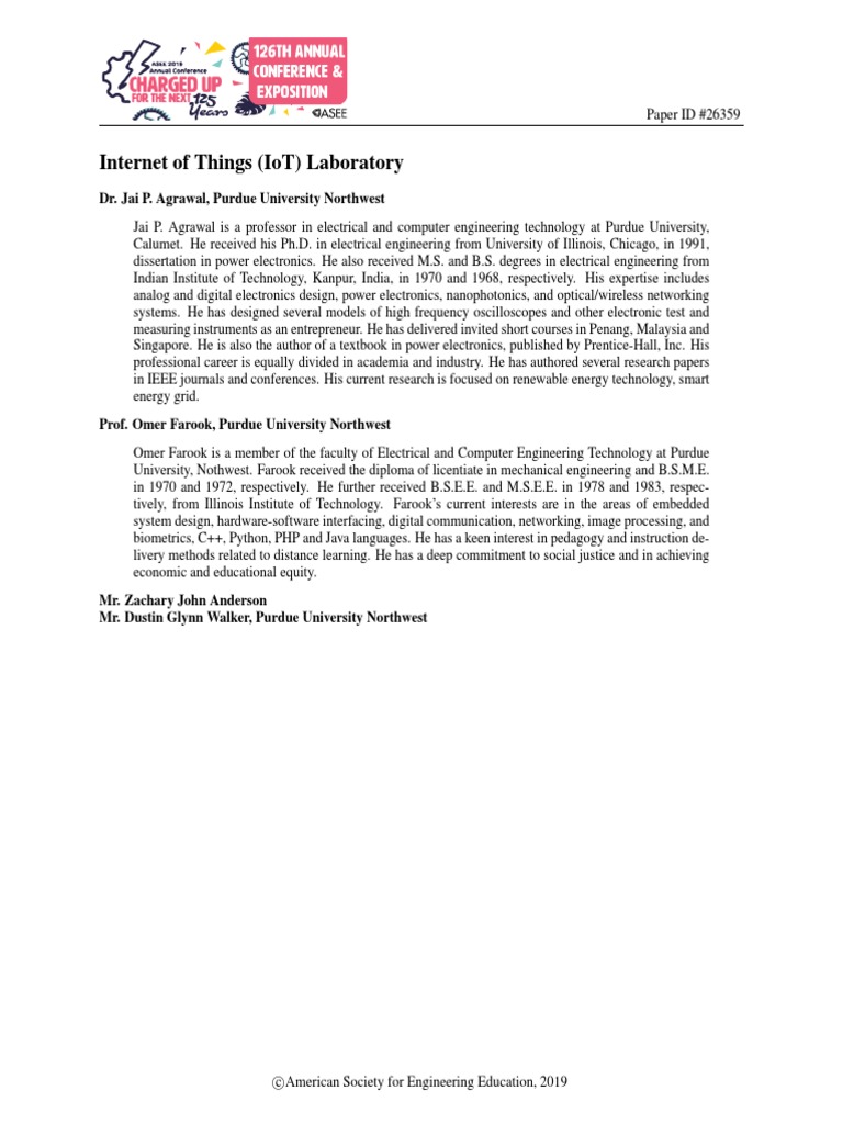 IoT Laboratory Exercises Overview | PDF | Internet Of Things | Arduino