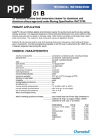 Oakite 61B TDS | PDF | Aluminium | Water