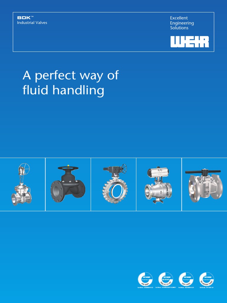 A Perfect Way of Fluid Handling: Industrial Valves | Download Free PDF | Valve | Manufactured Goods