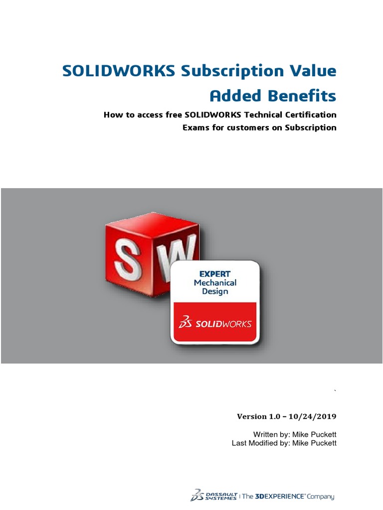 SOLIDWORKS Subscription Value Added Benefits | PDF | Login | Voucher