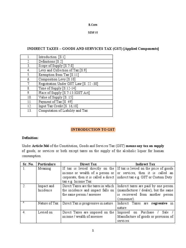(DIT) Notes | PDF | Value Added Tax | Taxes