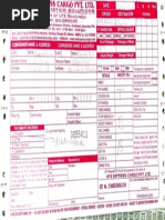 LR Format 1.2 | PDF | Cargo | Bill Of Lading