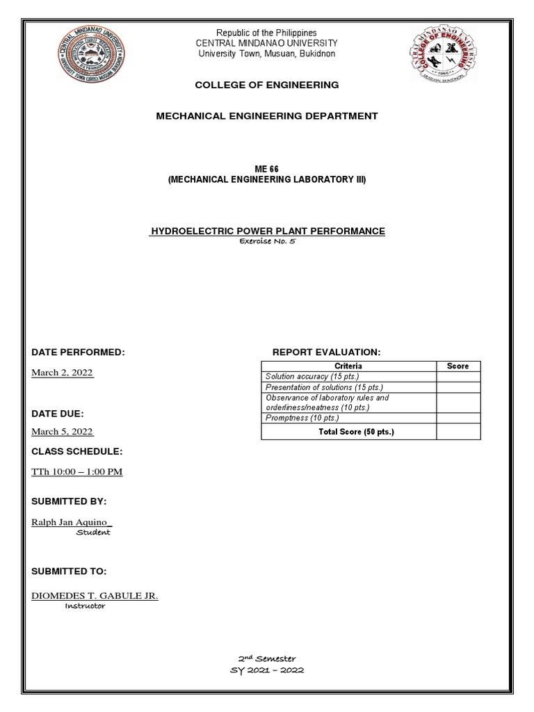 Ralph Jan Aquino - Exer - 5 | PDF | Turbine | Jet Engine