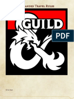 D&D 5E Travel Speed and Rules | PDF | Role Playing Games | Leisure