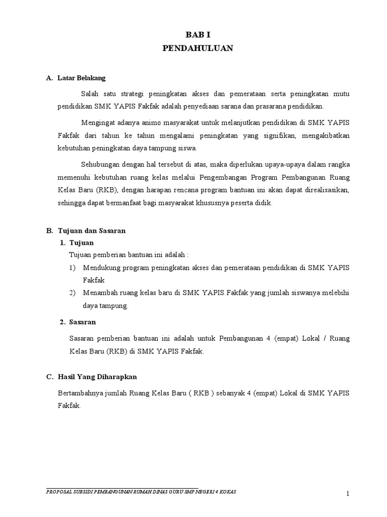Proposal Pelepasan Tanah | PDF
