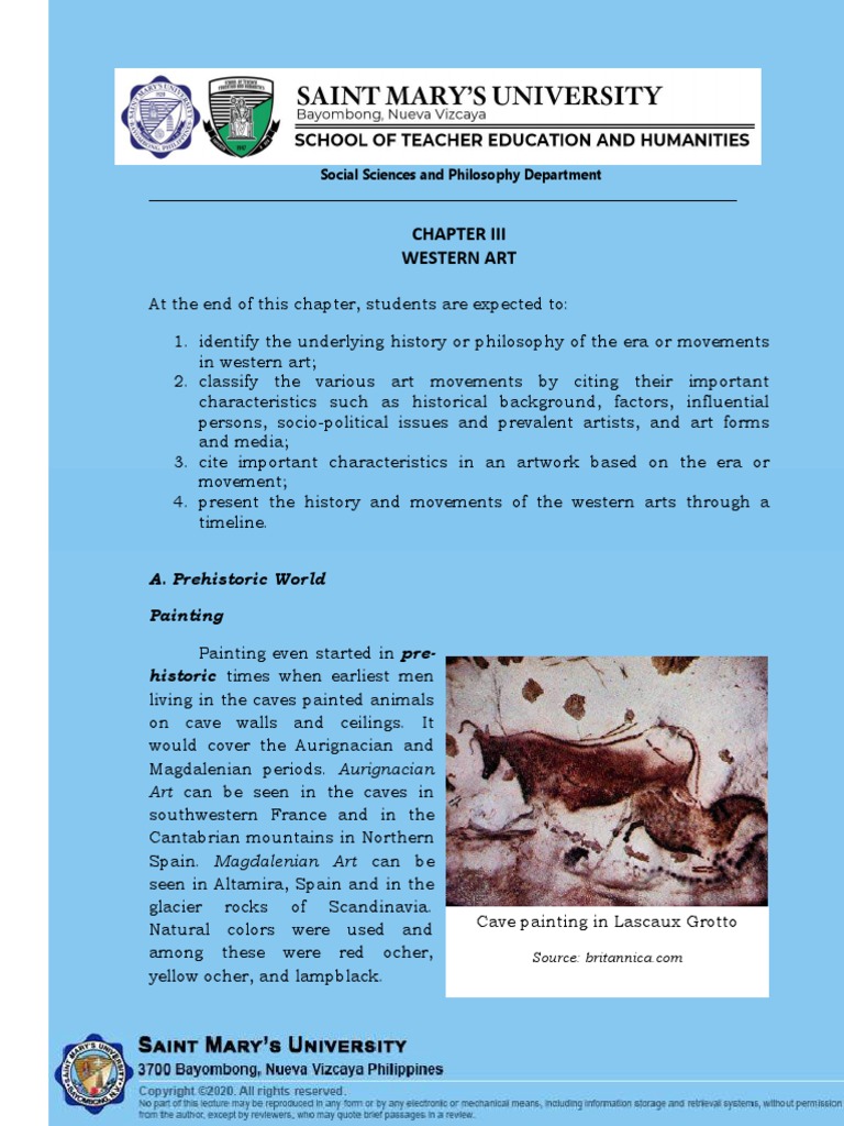 Lesson 6 - Prehistoric Arts-Merged-Compressed | PDF | Gothic ...