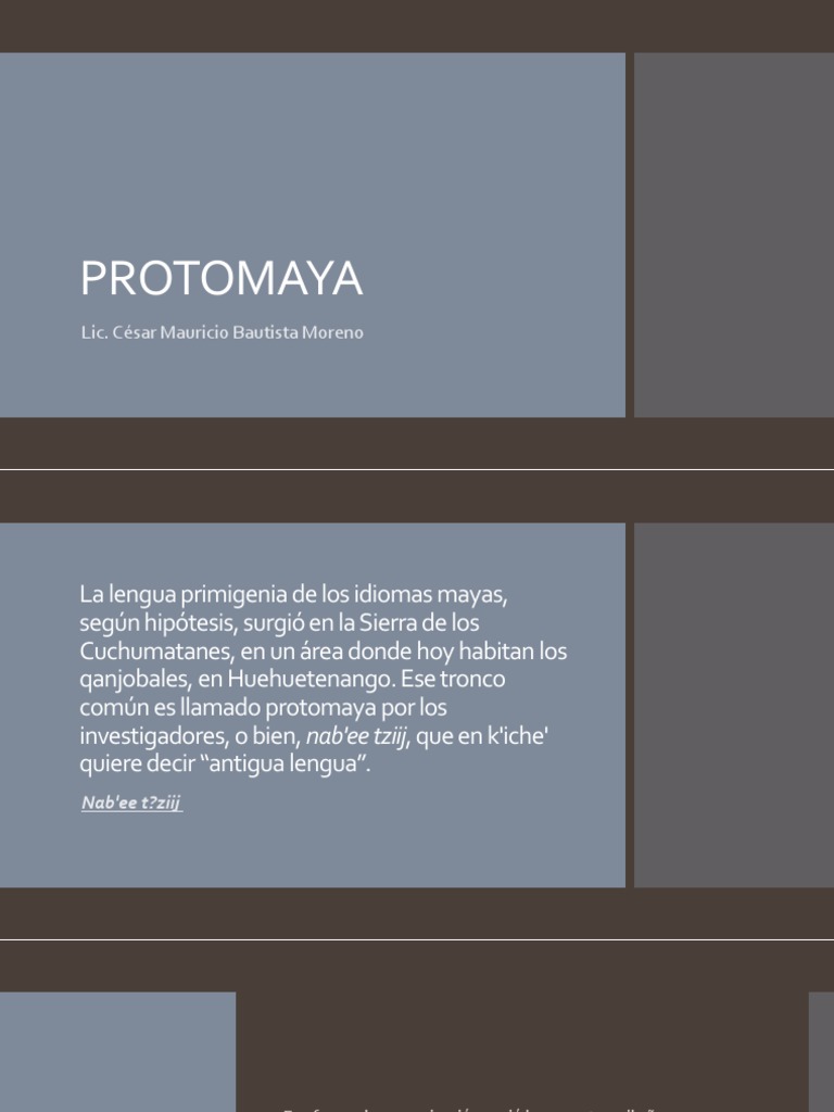 PROTOMAYA | PDF | Comunicación humana | Idiomas