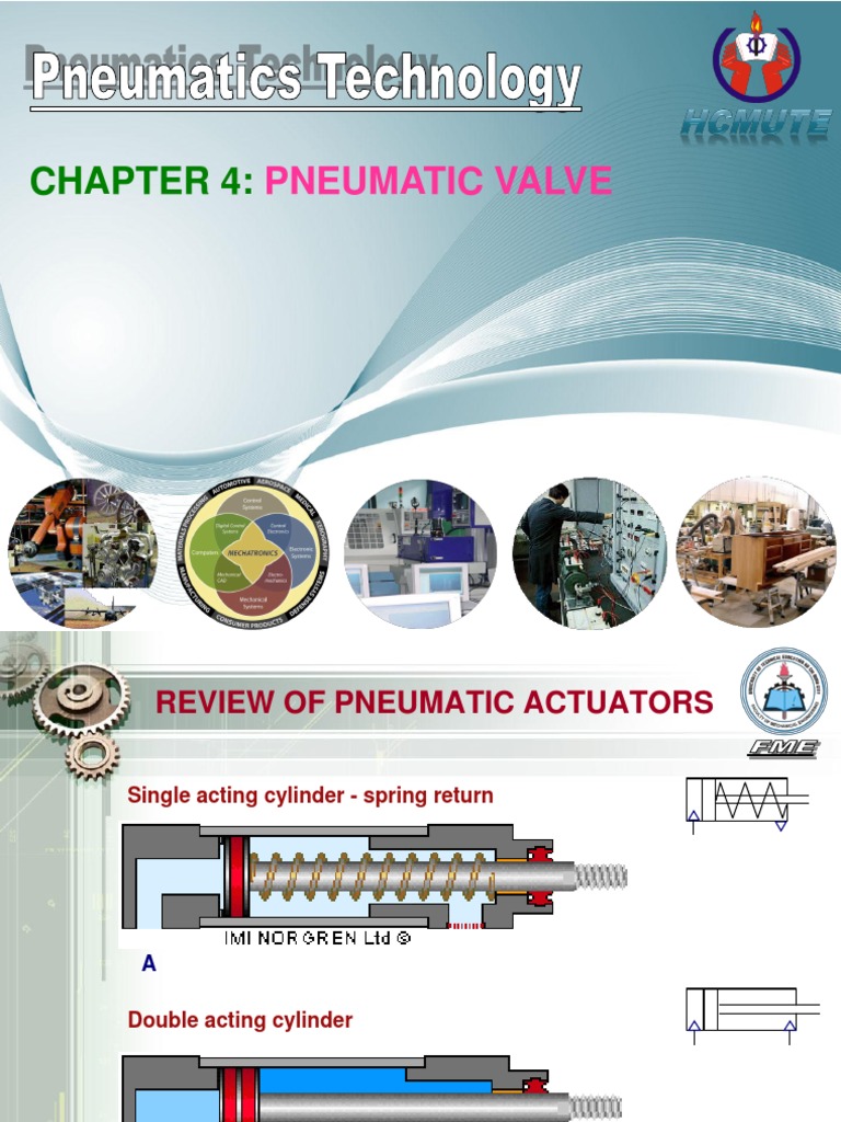 Chapter 4 - Pneumatic Valves | PDF | Valve | Piston