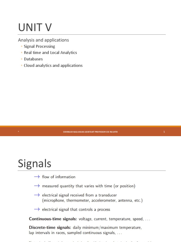 Digital Signal Processing Fundamentals | PDF | Digital Signal Processing | Analog To Digital ...