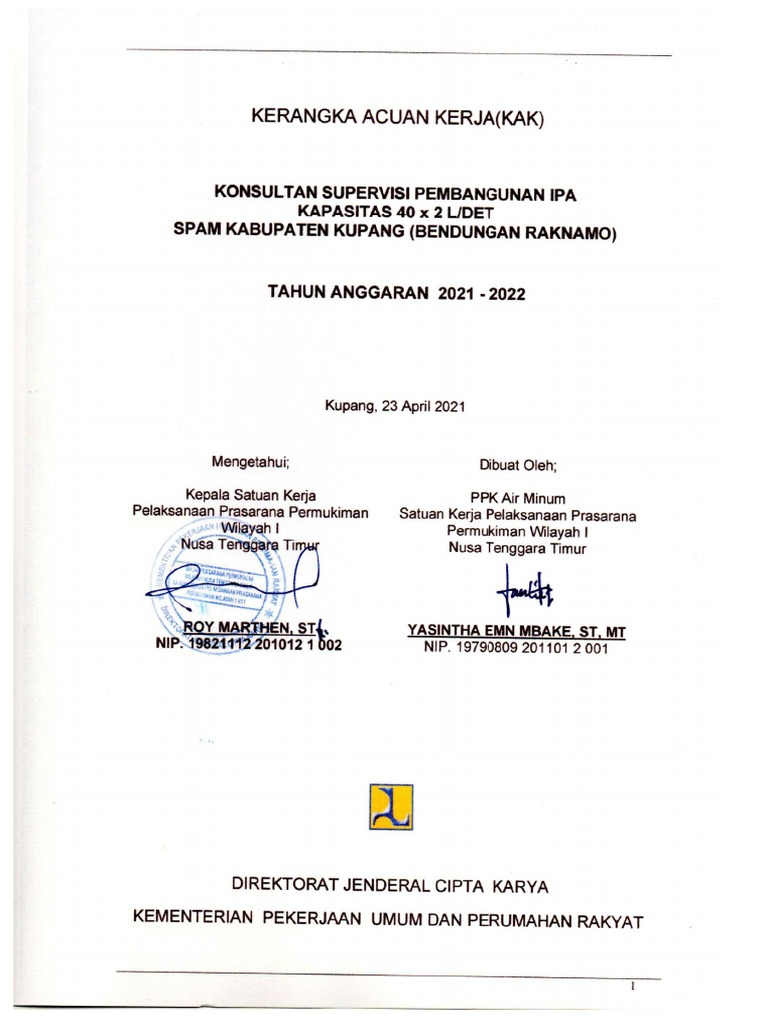 KAK SPV Air Minum RAKNAMO | PDF