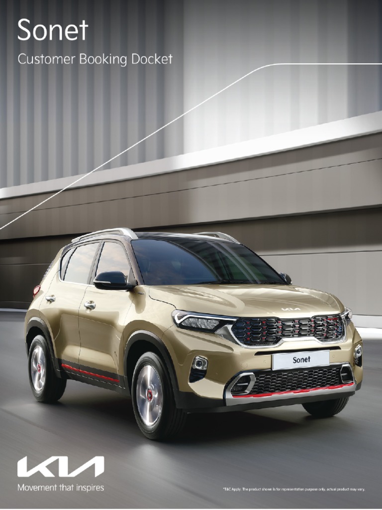 KIA Booking Docket | PDF | Receipt | Motor Vehicle