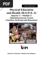 PE 12-HOPE 3, Q1, Module 1, Lesson 1-4 by Shine | PDF | Aerobic Exercise | Glycolysis