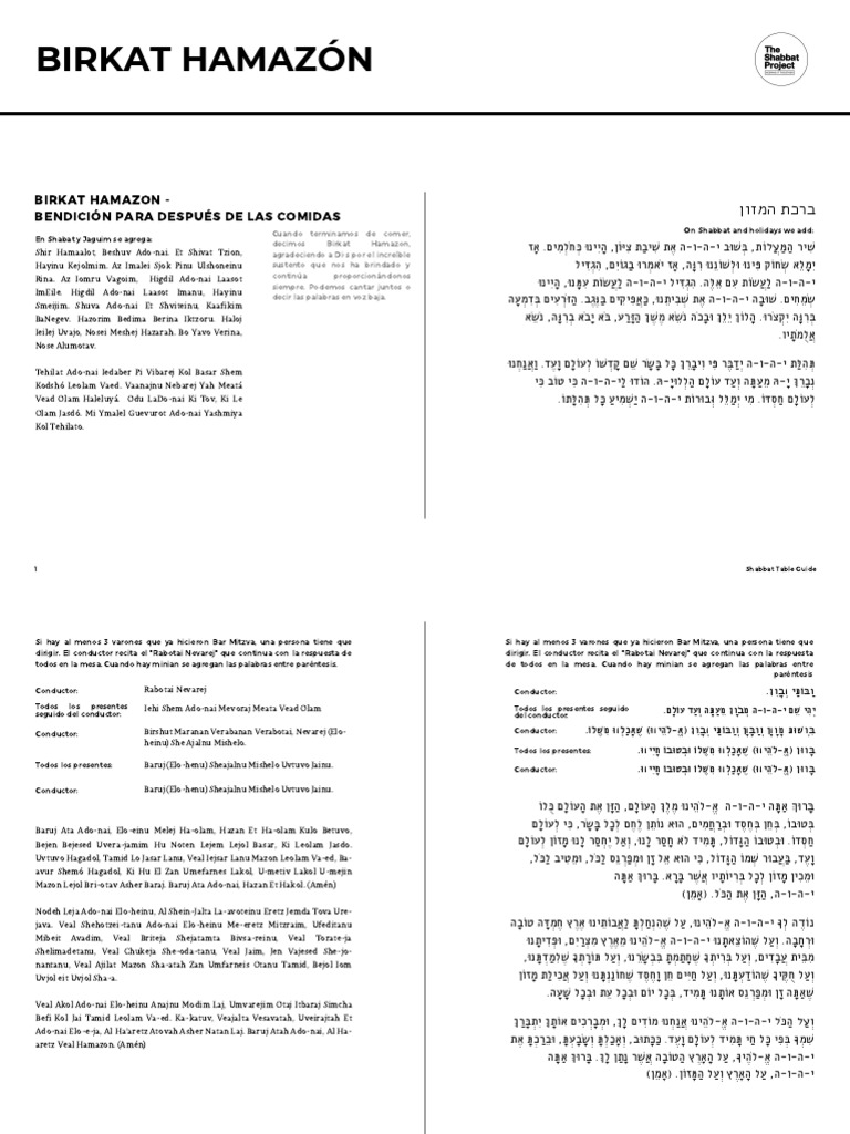 Birkat-Hamazon-2 - 2022-03-12T005610.522 | PDF | Observancias judías ...
