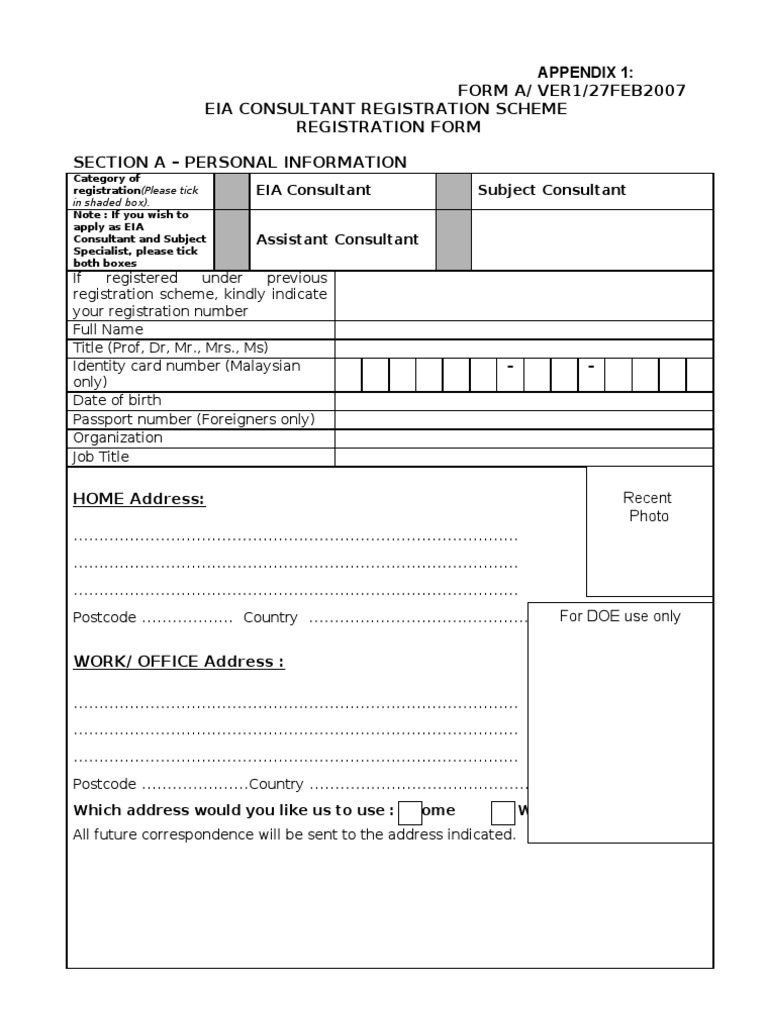 Appendix 1 Application Form | PDF | Environmental Impact Assessment ...
