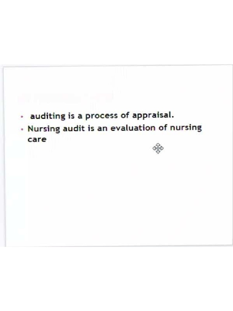 Nursing Audit | PDF
