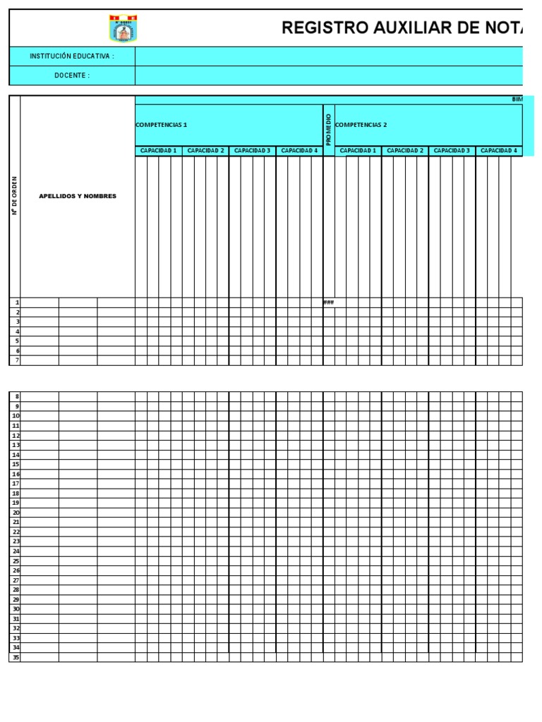 Registro de notas y asistencia de estudiantes | PDF