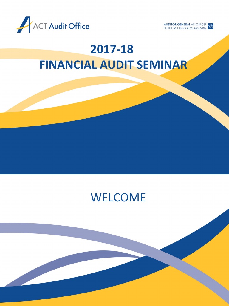 2018 Financial Audit Seminar Presentation Slides | PDF | Lease | Audit