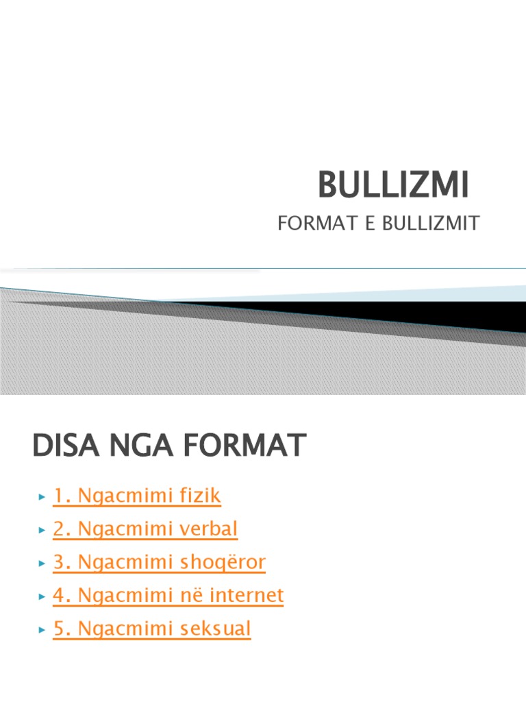 Bullizmi Kibernetik | PDF