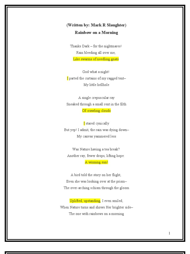 Poetry Analysis for Students | PDF | Poetry