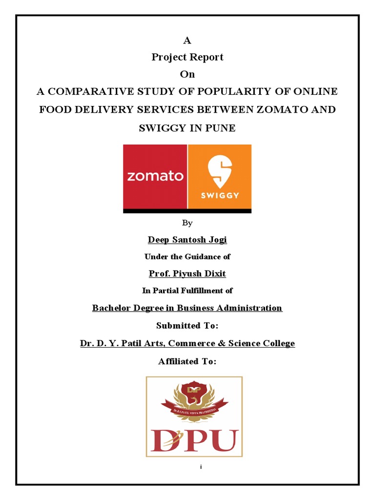 Marketing Project Report | PDF | Survey Methodology | Sampling (Statistics)