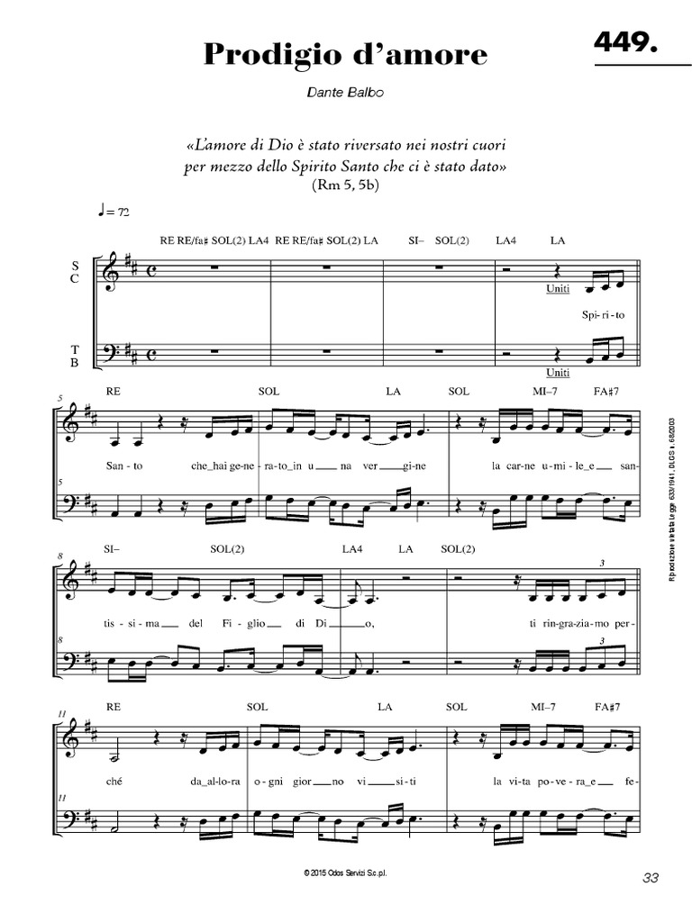 449 Prodigio D Amore | PDF