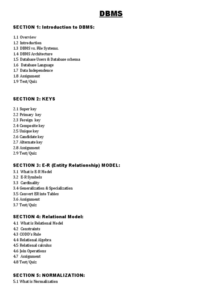 DBMS File | PDF | Databases | Relational Database DBMS File | PDF | Databases | Relational Database