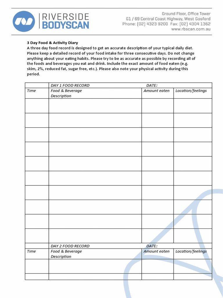 rbs-3-day-food-diary-pdf