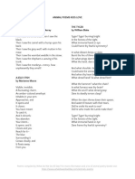 The Cow by Robert Louis Stevenson - Poem Print-Out | PDF
