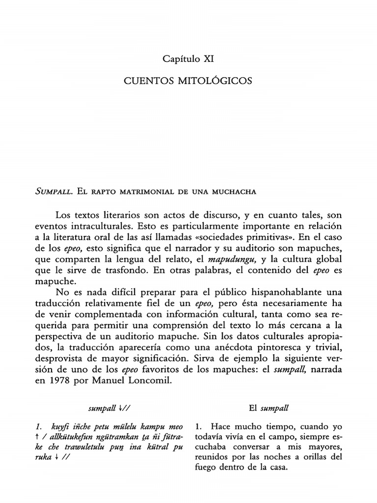 Epew Mapuche Shumpall | PDF