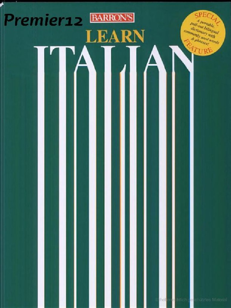 Learn Italian The Fast and Fun Way by Marcel Danesi | PDF