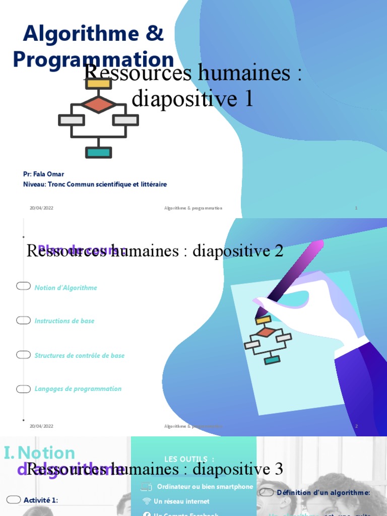 Algorithme Introduction | PDF | Programmation informatique | Variable (informatique)