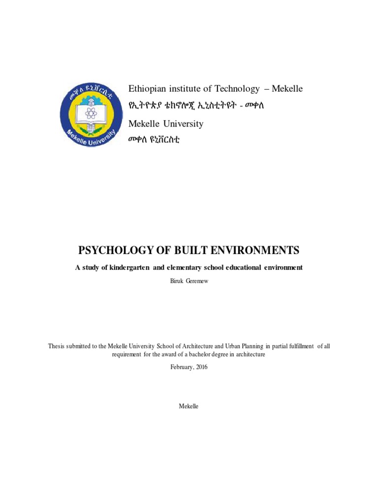 Biruk Geremew Final Submission | PDF | Classroom | Learning