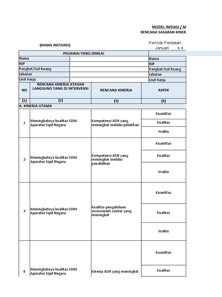 Simulasi Penyusunan SKP JAJF Final Balikpapan | PDF
