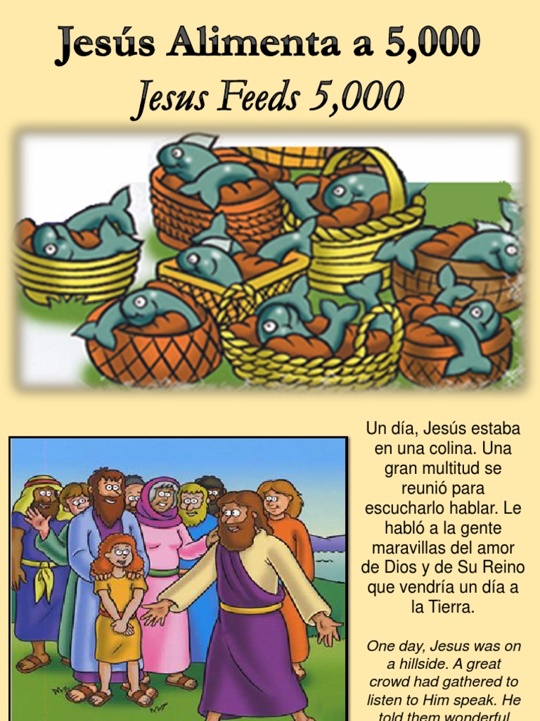 Jesus Alimenta 5000 - Jesus Feeds 5000 | Religión y creencia | Religión ...