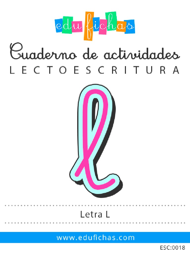 ESC018 Letra L Lectoescritura Edufichas | PDF