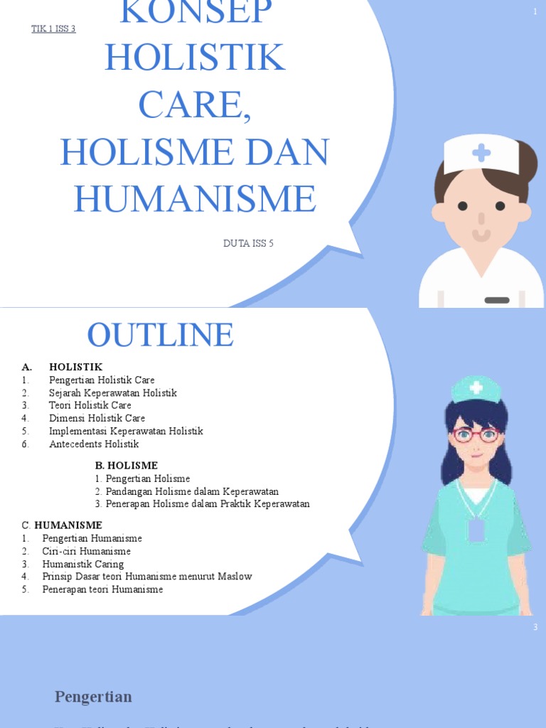 TIK 1 - Konsep Holistic, Holisme, Humanisme-1 | PDF